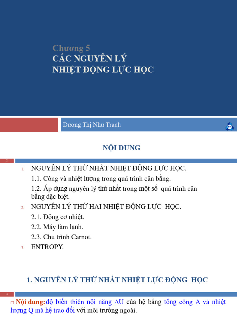Chuong5 - Cac Nguyen Ly Nhiet Dong-Sv | PDF