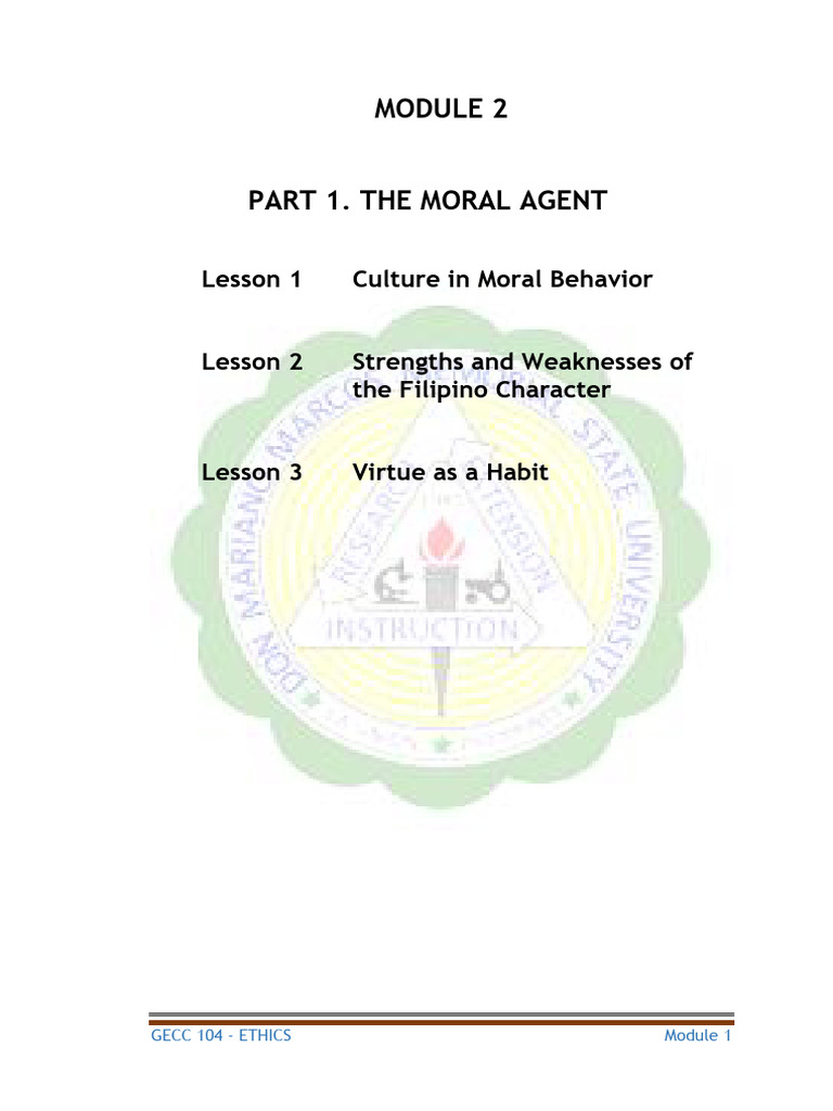 GECC 104 MODULE 2 - Revised 2nd Sem SY2020 2021 | PDF