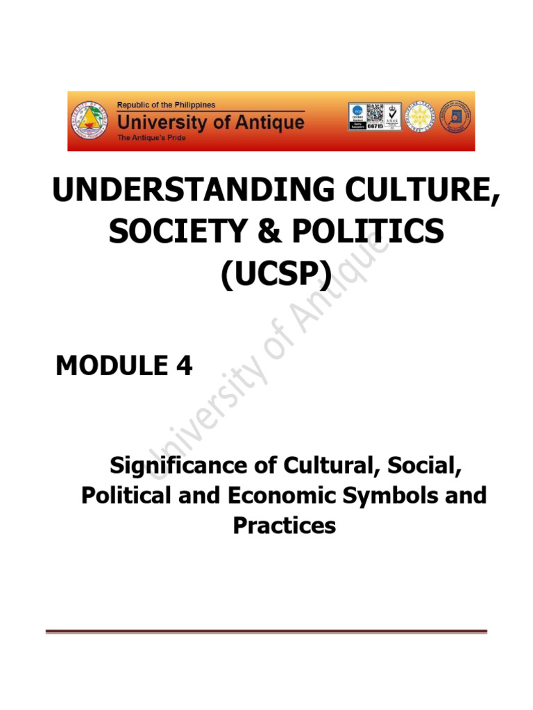 Ucsp Q1M4 | PDF | Society | Symbols