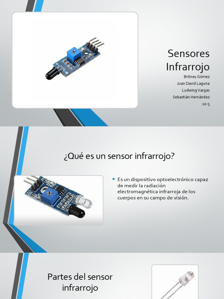 Sensores Infrarrojos Presentacion | PDF | Tecnología