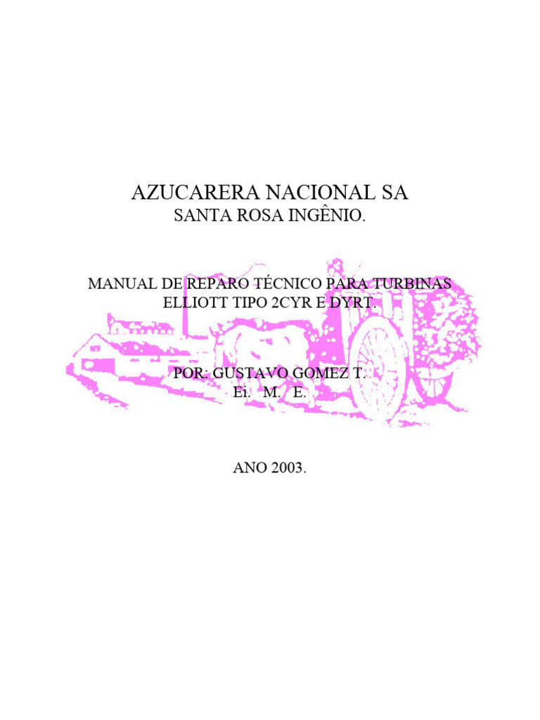 Manual Técnico de Turbinas Elliott | PDF