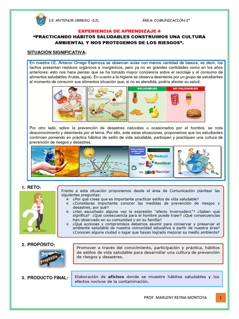 Ada4.1 Presentación 2° | PDF | Residuos | Entorno natural