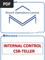 Bank Teller Manual | PDF | Cheque | Credit Card