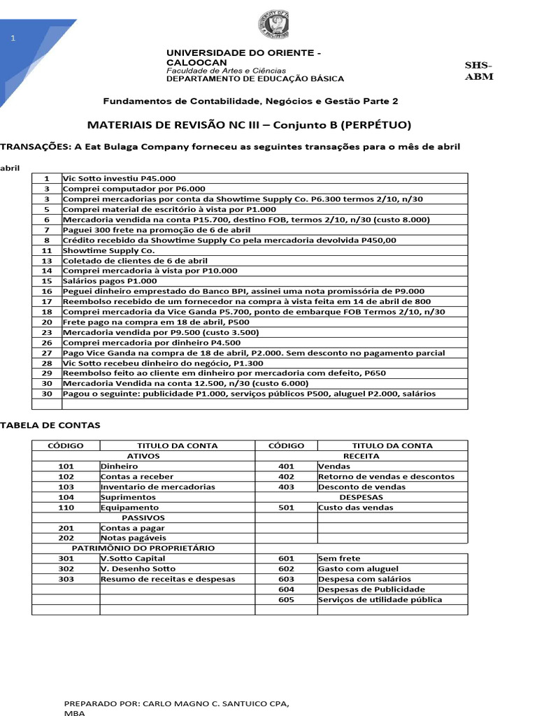 TESDA NC III PERPETUAL Ans Key PDF | PDF