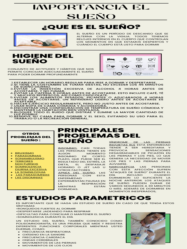 Importancia Del Sueño | PDF | Dormir | Apnea del sueño