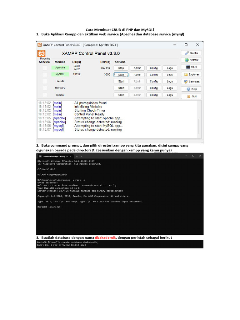 Tutorial CRUD PHP MySQLi-Tampil Data | PDF | Karier & Perkembangan Tutorial CRUD PHP MySQLi-Tampil Data | PDF | Karier & Perkembangan
