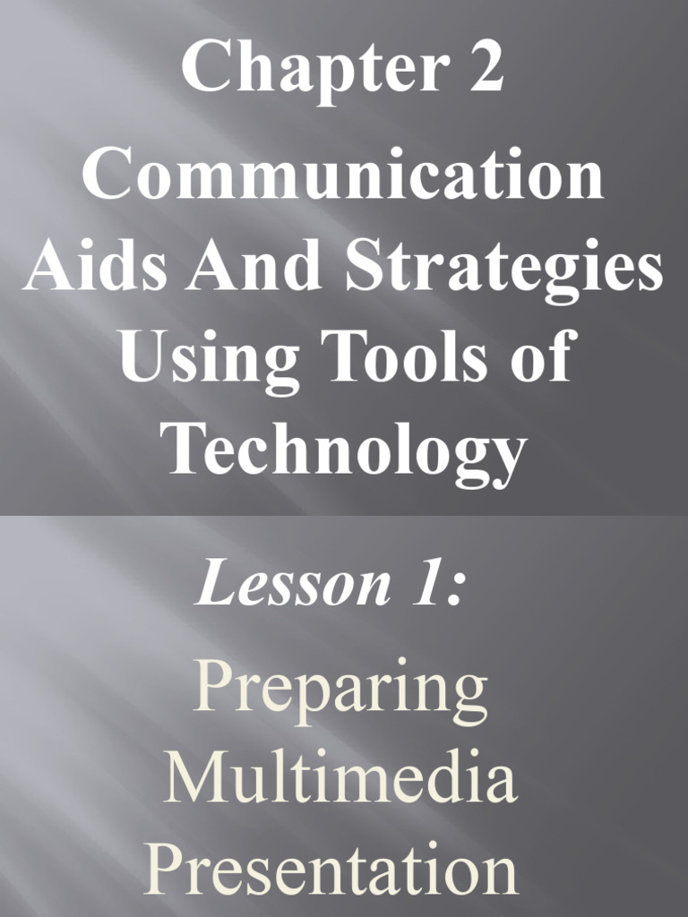 Lesson 6 Preparing Multimedia Presentations | PDF | Art
