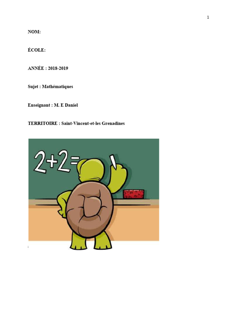 Mathématiques Sba Échantillon 1 | PDF | Athlétisme