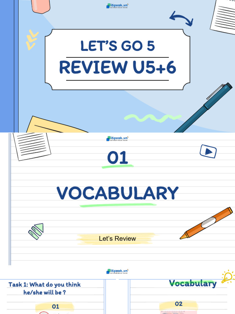 Let'S Go 5: Review U5+6 | PDF