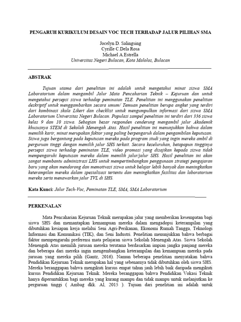 Contoh Imrad Format | PDF