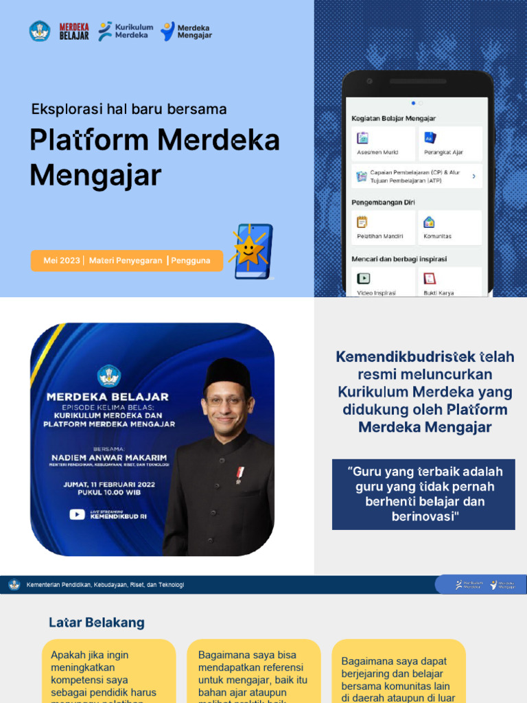 Panduan Platform Merdeka Mengajar | PDF