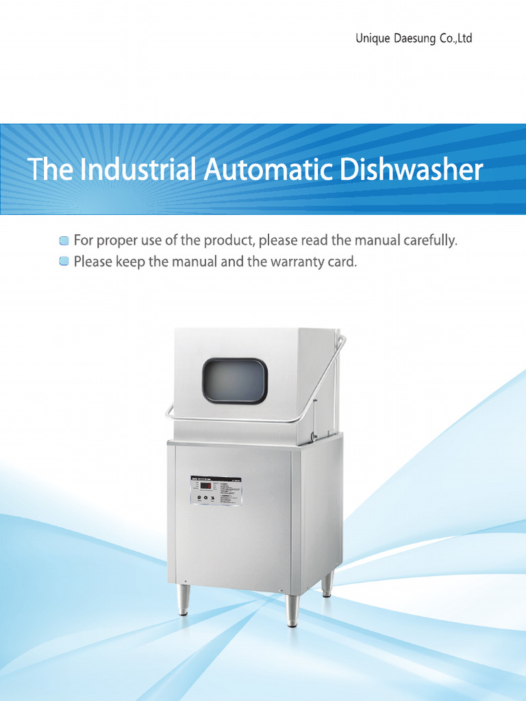 Dishwasher Manual 20160229 | PDF
