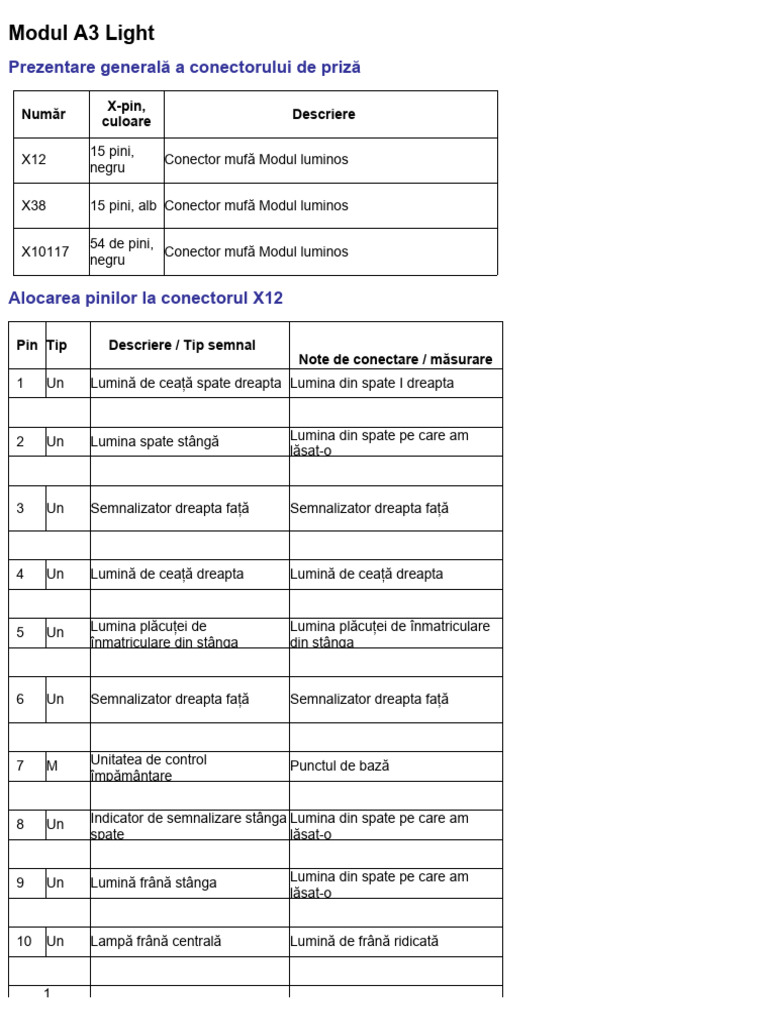 E39 LCM Pin Out | PDF