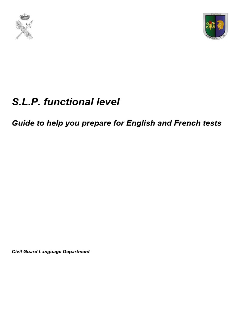 SLP Guide 2.2.2.2. Functional | PDF | Reading Comprehension | Linguistics