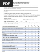 LSAS CA SR Questionnaire | PDF | Validity (Statistics) | Psychology