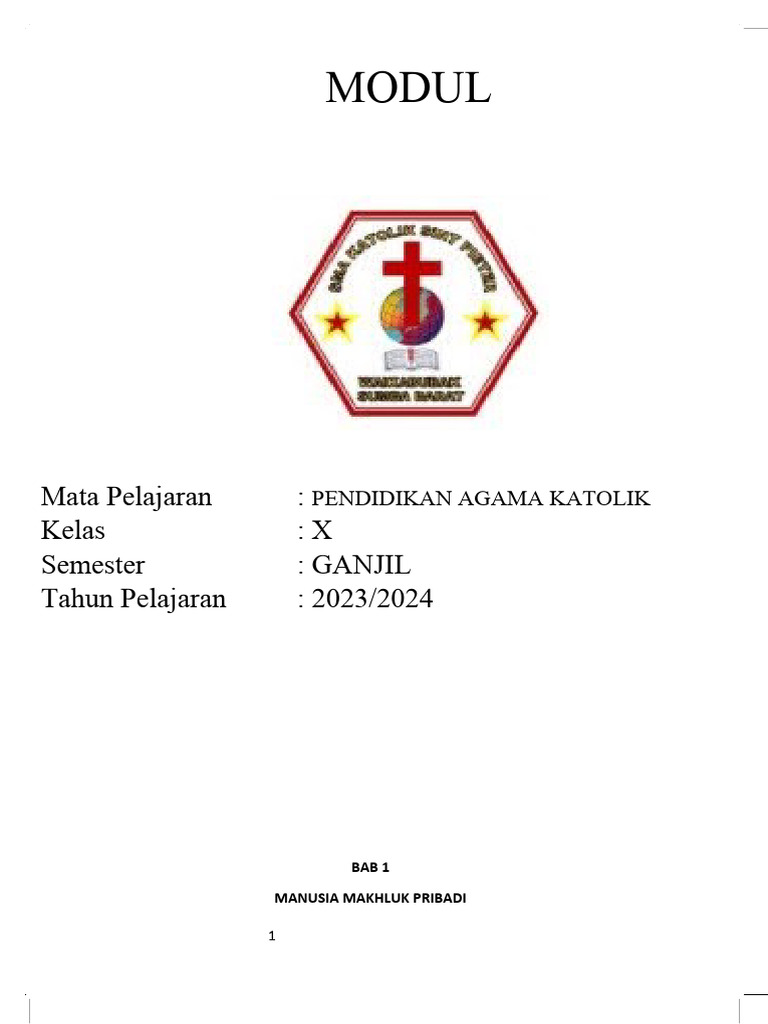 Modul Pak Kelas 10 2023 | PDF