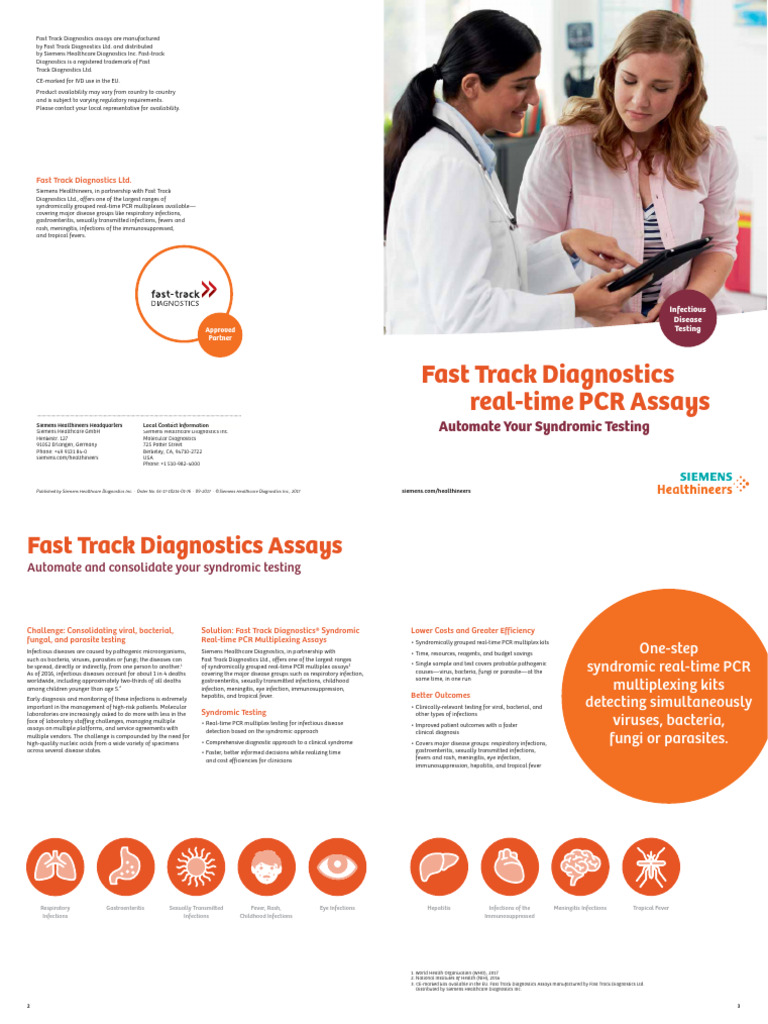 Fast Track Diagnostics Assays Brochure 0917 FINAL 1800000004342593 ...