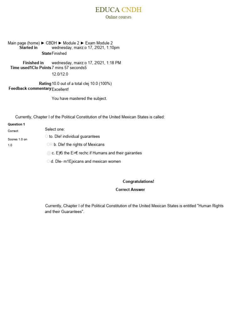 Basic Human Rights Course MODULE 2 CNDH | Download Free PDF | Ethical ...