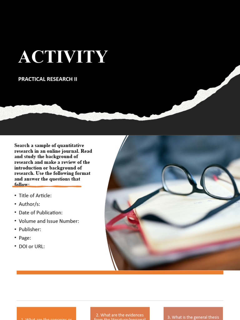 Analyzing Background in Quantitative Research | PDF