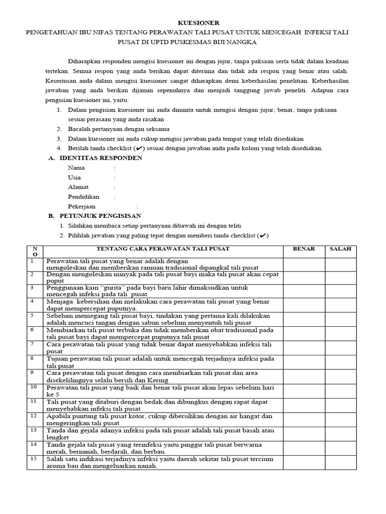 Perawatan Tali Pusat Cegah Infeksi | PDF