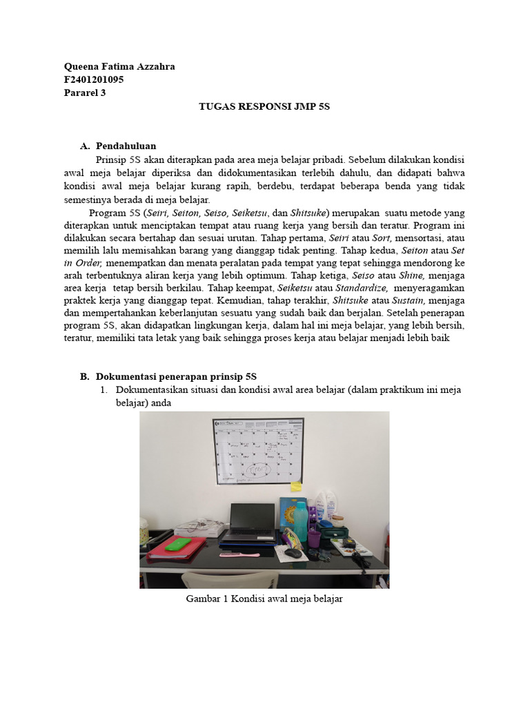 Queena Fatima Azzahra - Tugas 5S | PDF