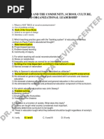 ProfEd 3 The Teacher and The Community, School Culture & Organizational ...