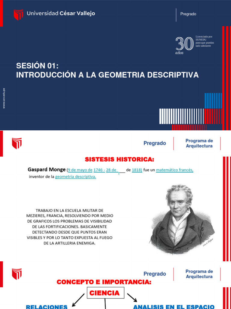 Anexo 01 Introducción A La Geometria Descriptiva | PDF | Geometría | Perspectiva (Gráfica)
