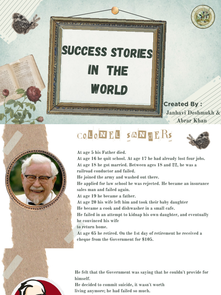 Success Stories Around The World | PDF | Social Science