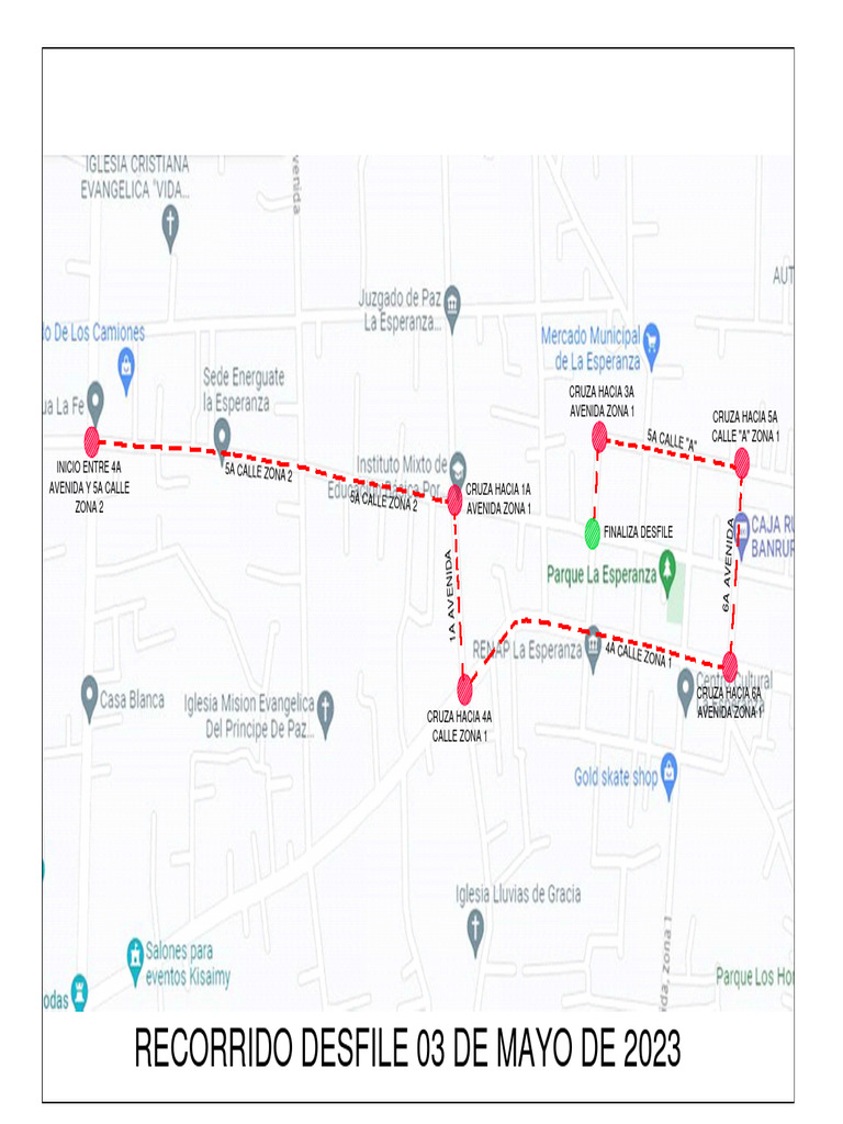 Recorrido Desfile | PDF
