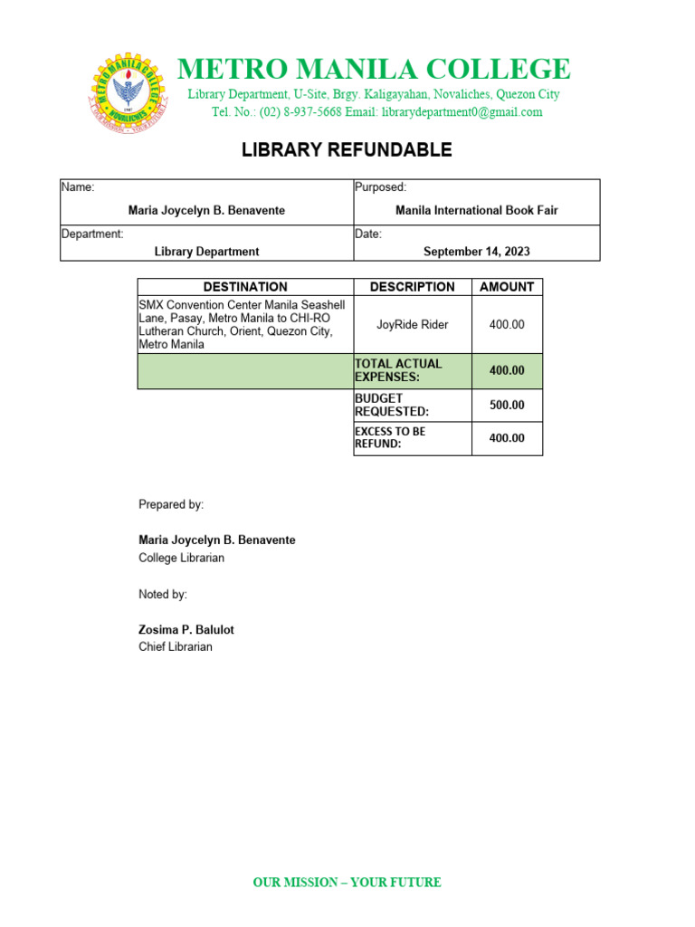 Liquidation Form | PDF