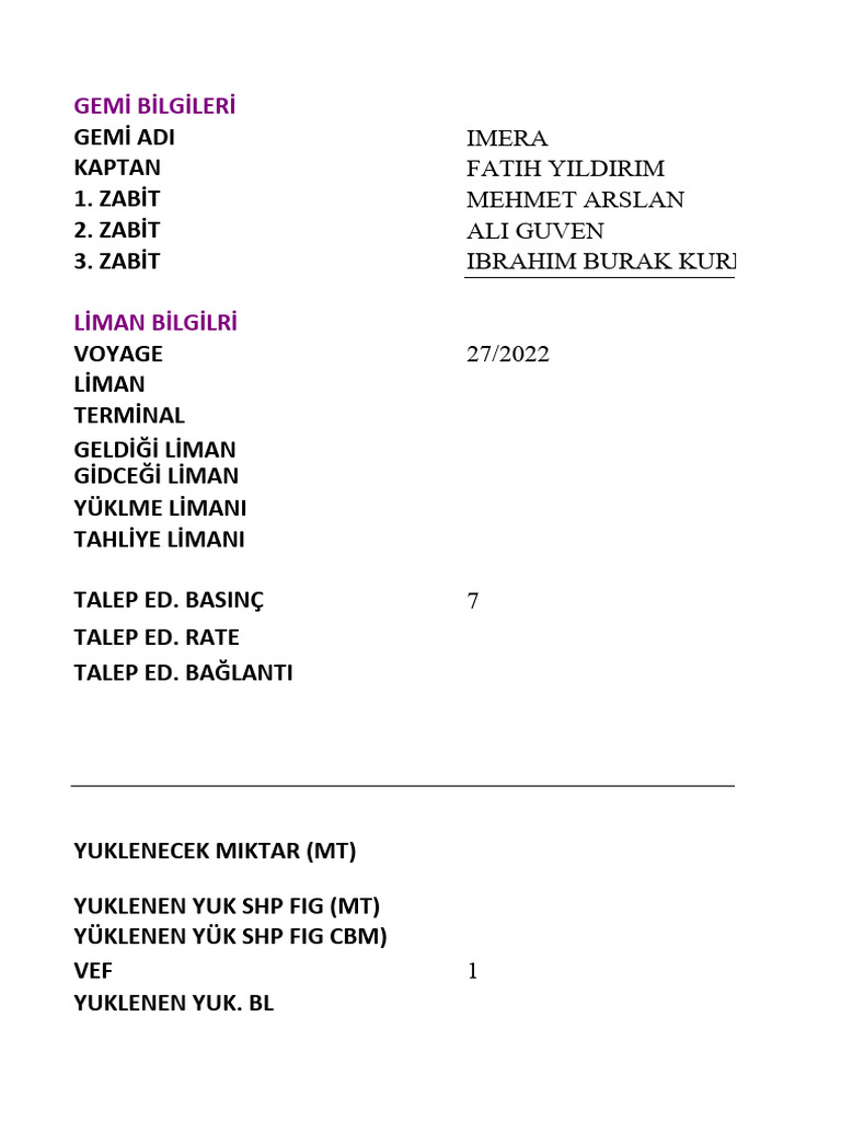 Cargo Docs Yukleme Matbu | PDF