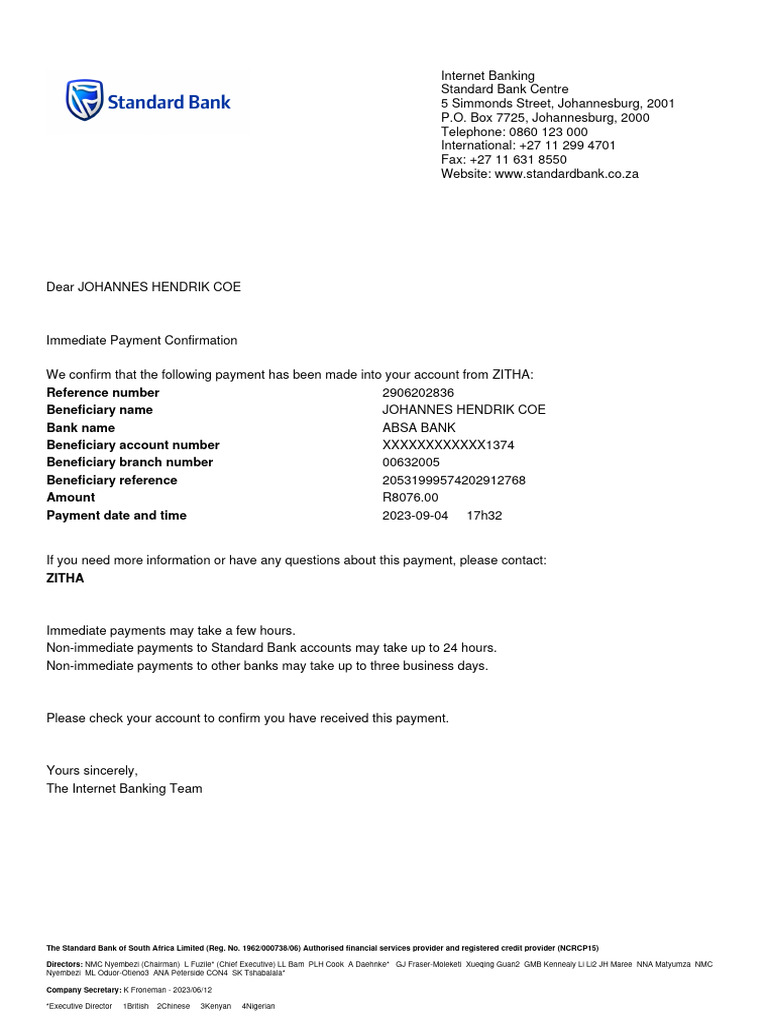 Proof of Payment | PDF | Private Sector | Economies