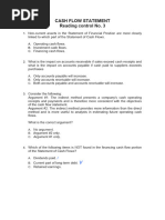 Cash Flow Statement Practice Questions | PDF | Cash Flow Statement ...
