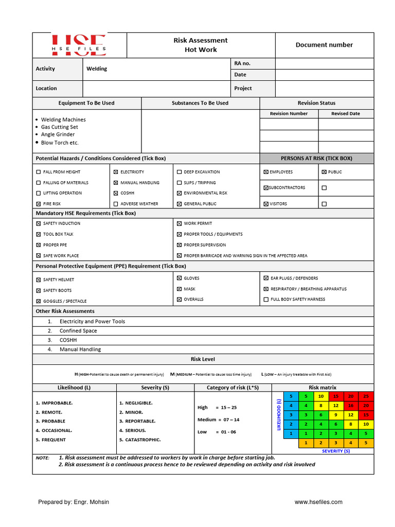 Hot Work-RA | PDF