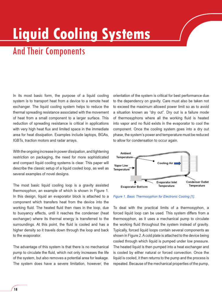 Qpedia Apr09 Liquid Cooling Systems and Their Components | PDF | Heat ...