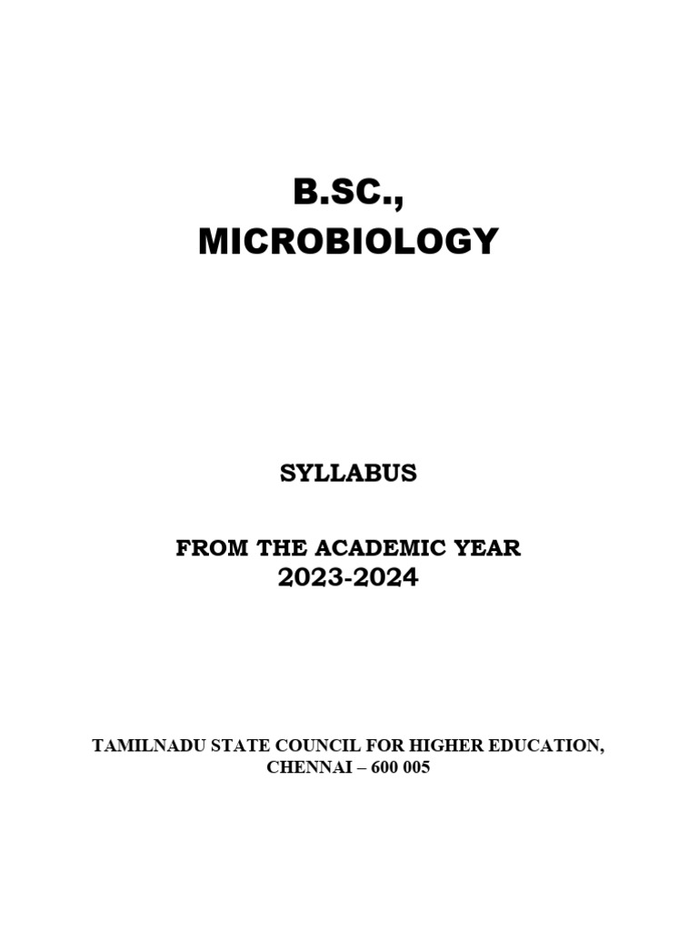 B.sc. Microbiology | PDF | Critical Thinking | Learning