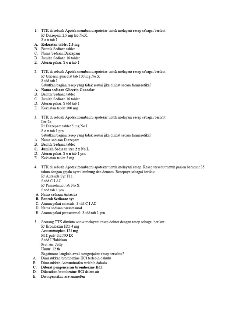Kumpulan Soal TRY OUT UKTTK 12-2021 | PDF
