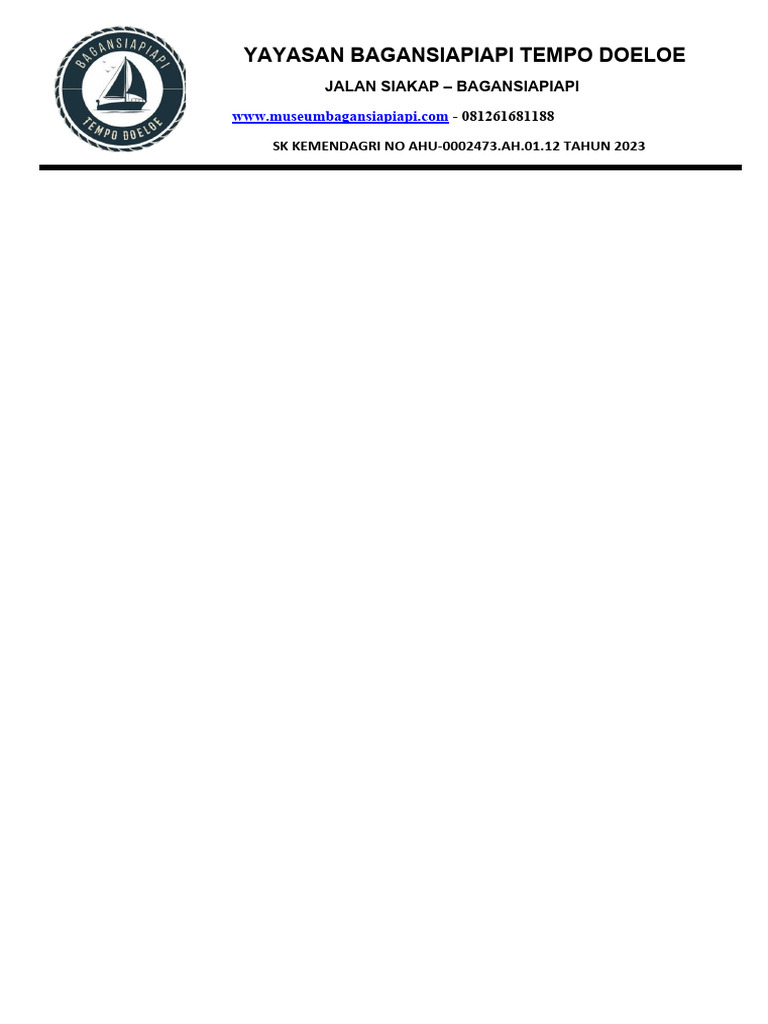 contoh kop surat | PDF