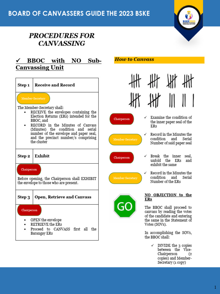 BOC Procedures | PDF | Government