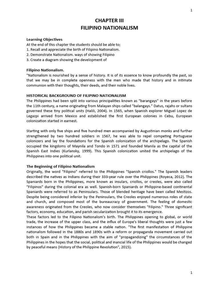 CFLM Chapter III Notes | PDF | Philippines