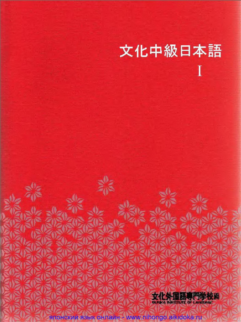 Bunka Nihongo Chuukyuu 1 | PDF