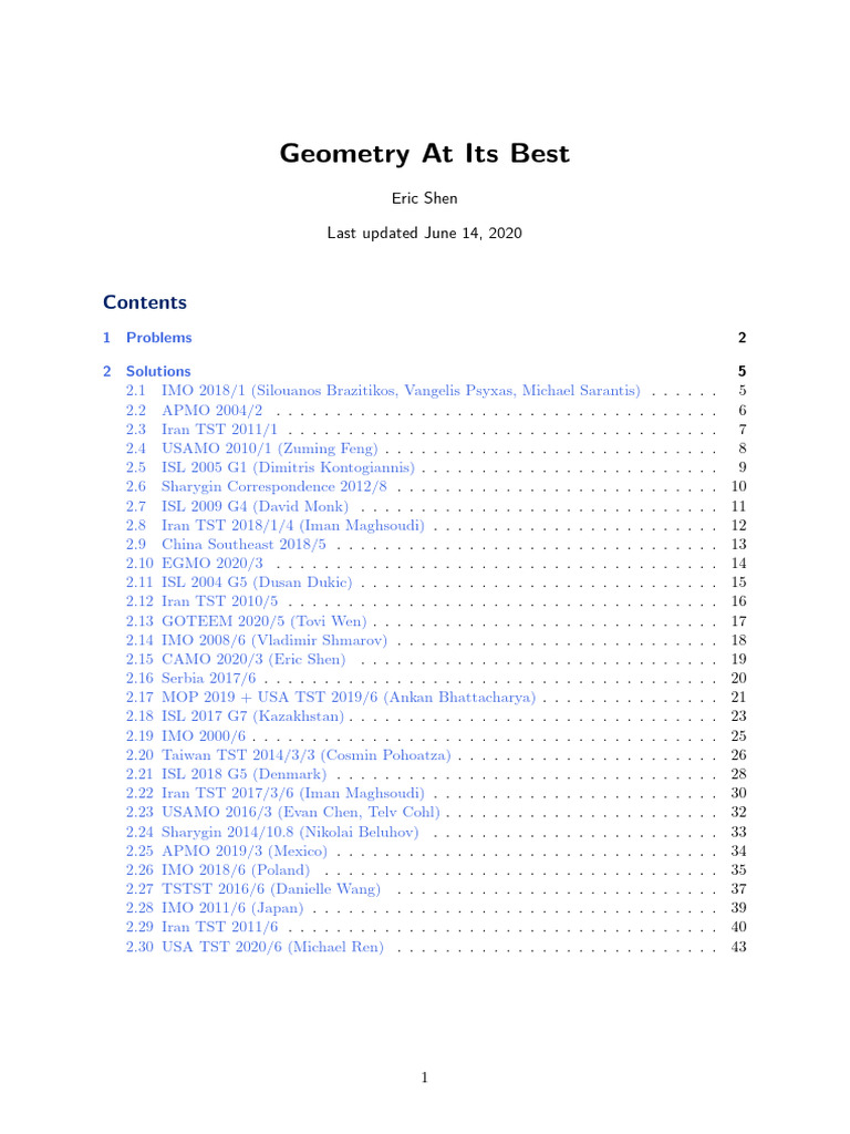 Geometry at Its Best | PDF