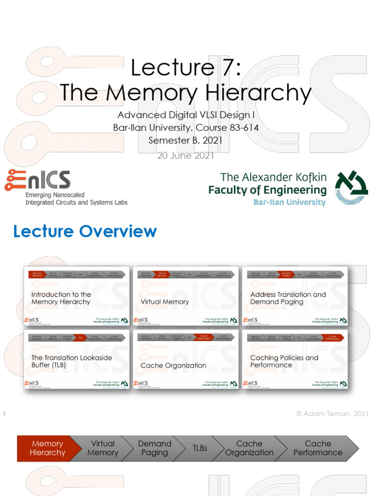 Lecture 7 Memory 2021 | PDF | Cpu Cache | Random Access Memory Lecture 7 Memory 2021 | PDF | Cpu Cache | Random Access Memory