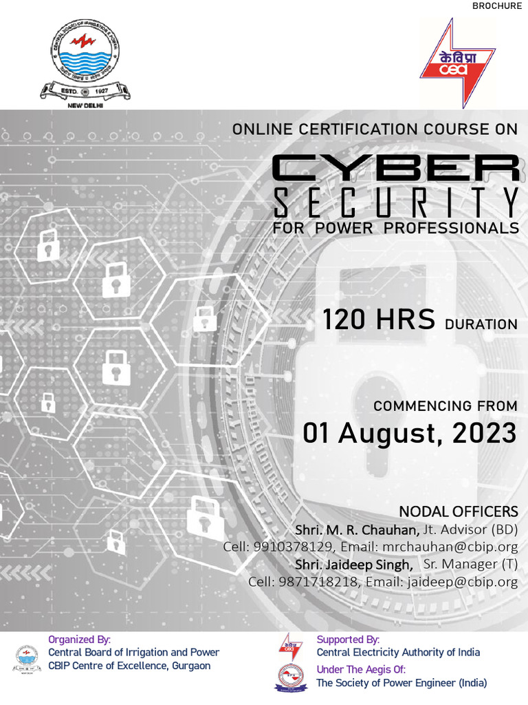 Cyber Security Brochure | PDF | Security | Computer Security