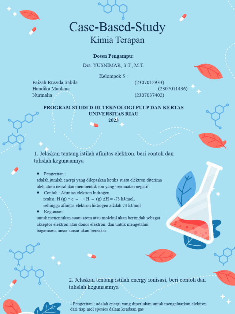 PPT KIMIA TERAPAN | PDF