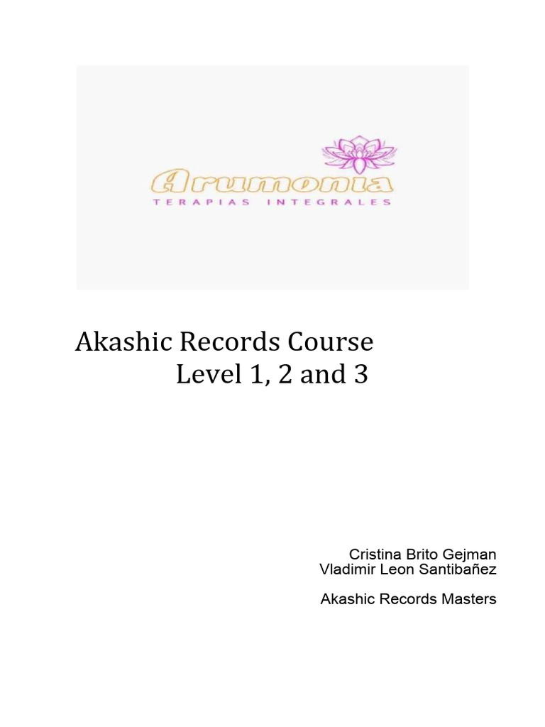 Akashic Records Course | PDF
