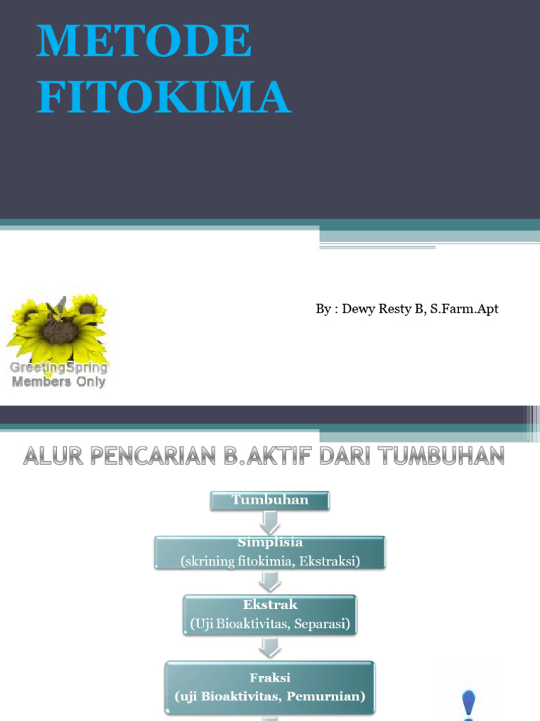 Vdocuments - MX - Metode Fitokimia 562534aa0562e | PDF