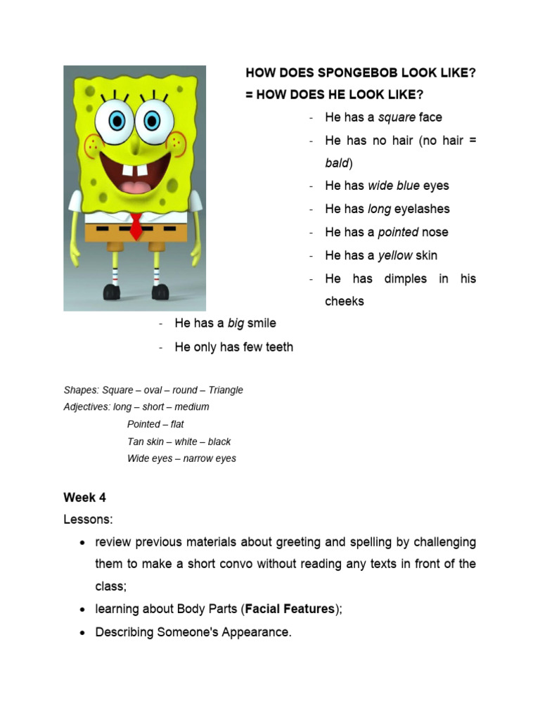 How Does Spongebob Look Like: What Does Spongebob Wear – FPBDD