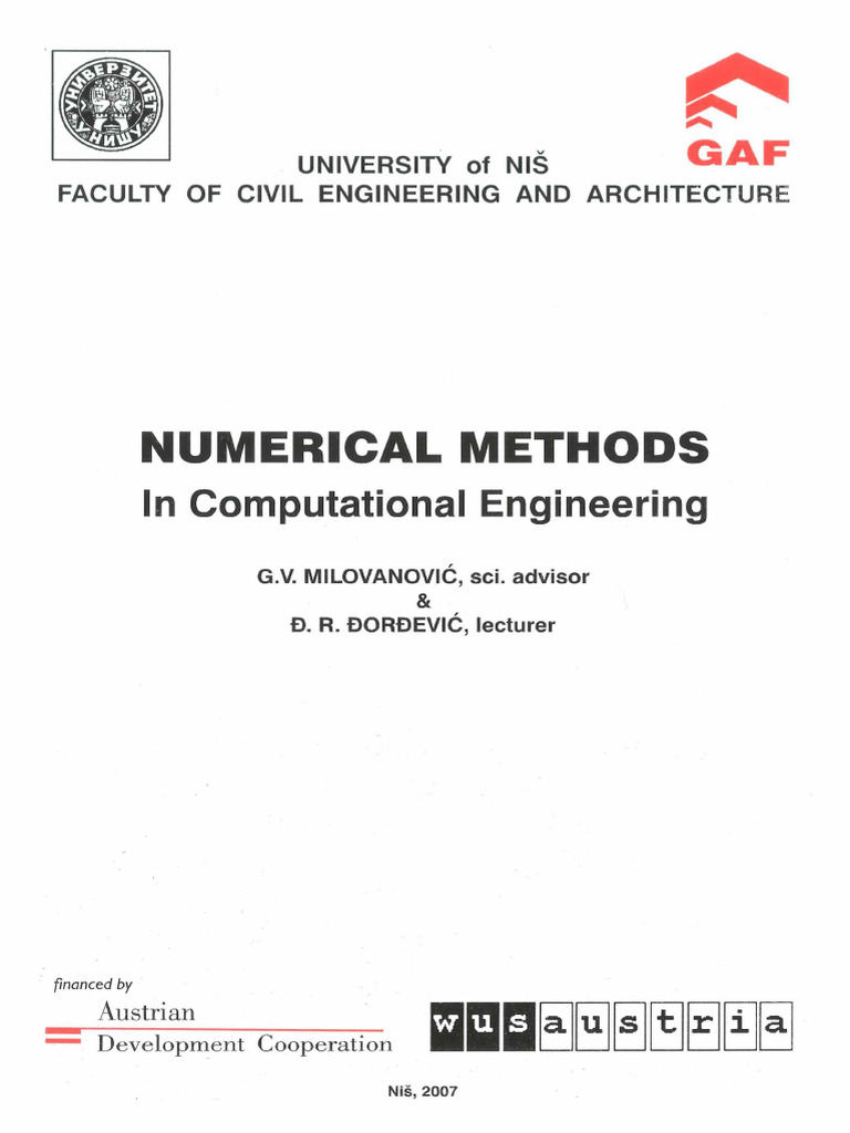 Numerical Methods in Computational Engineering | PDF | Limit (Mathematics) | Decimal