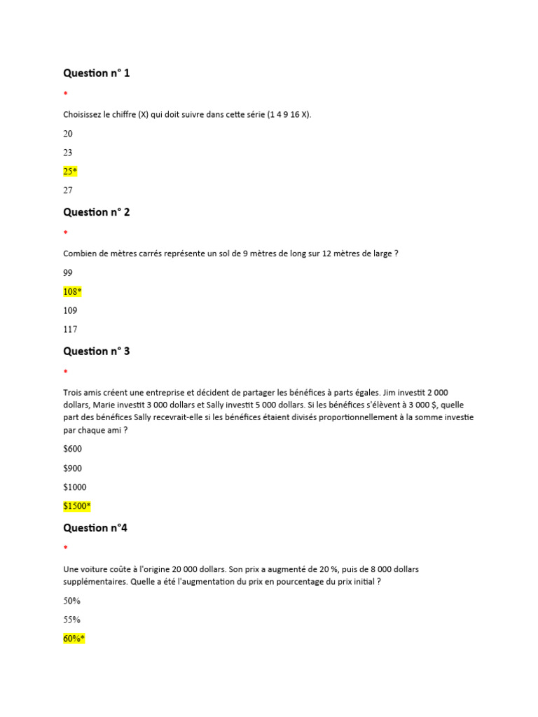 Questions de logique et de mathématiques | PDF | Méthodes et références ...